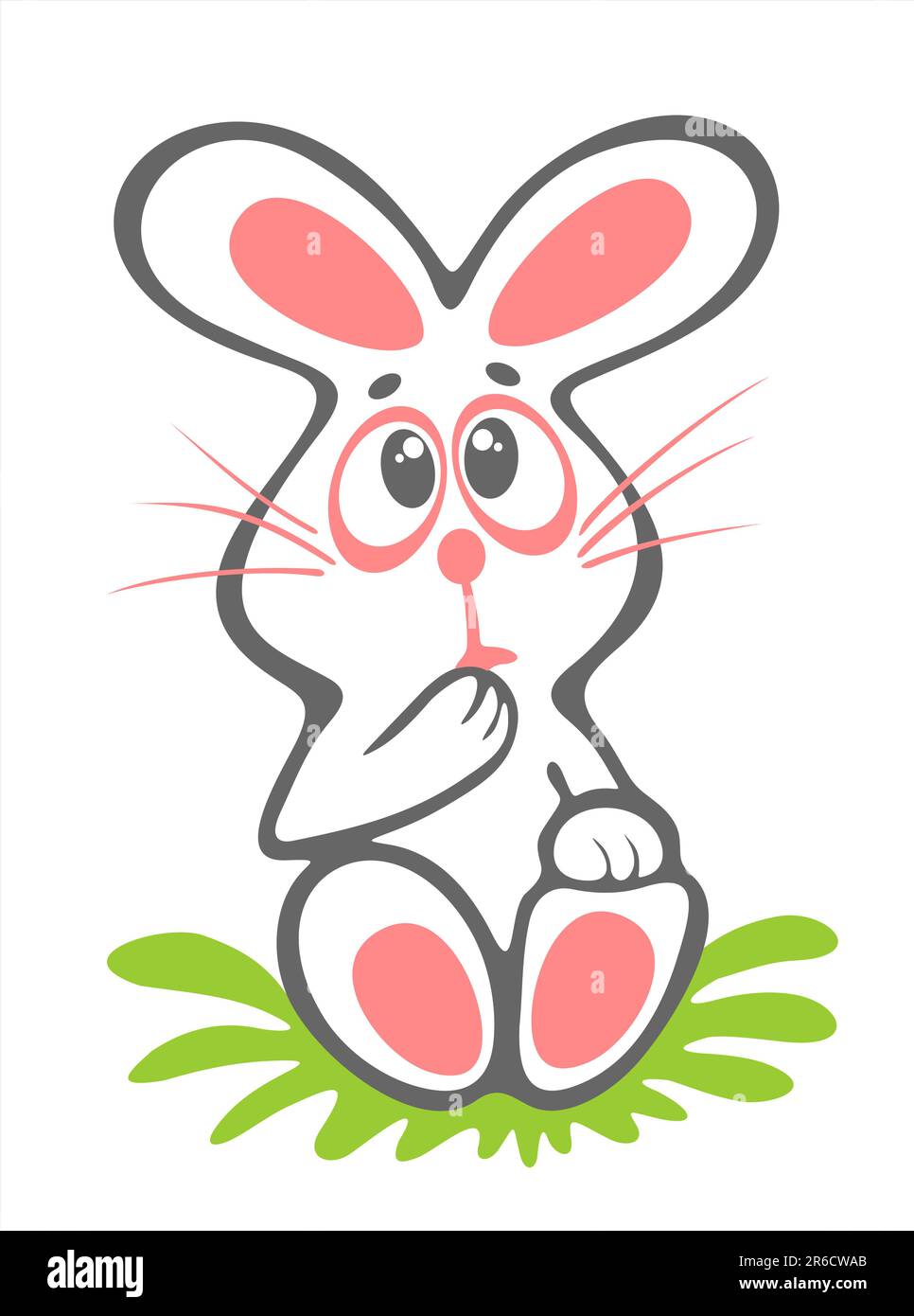 Cartoon illustration easter bunny sad hi-res stock photography and ...