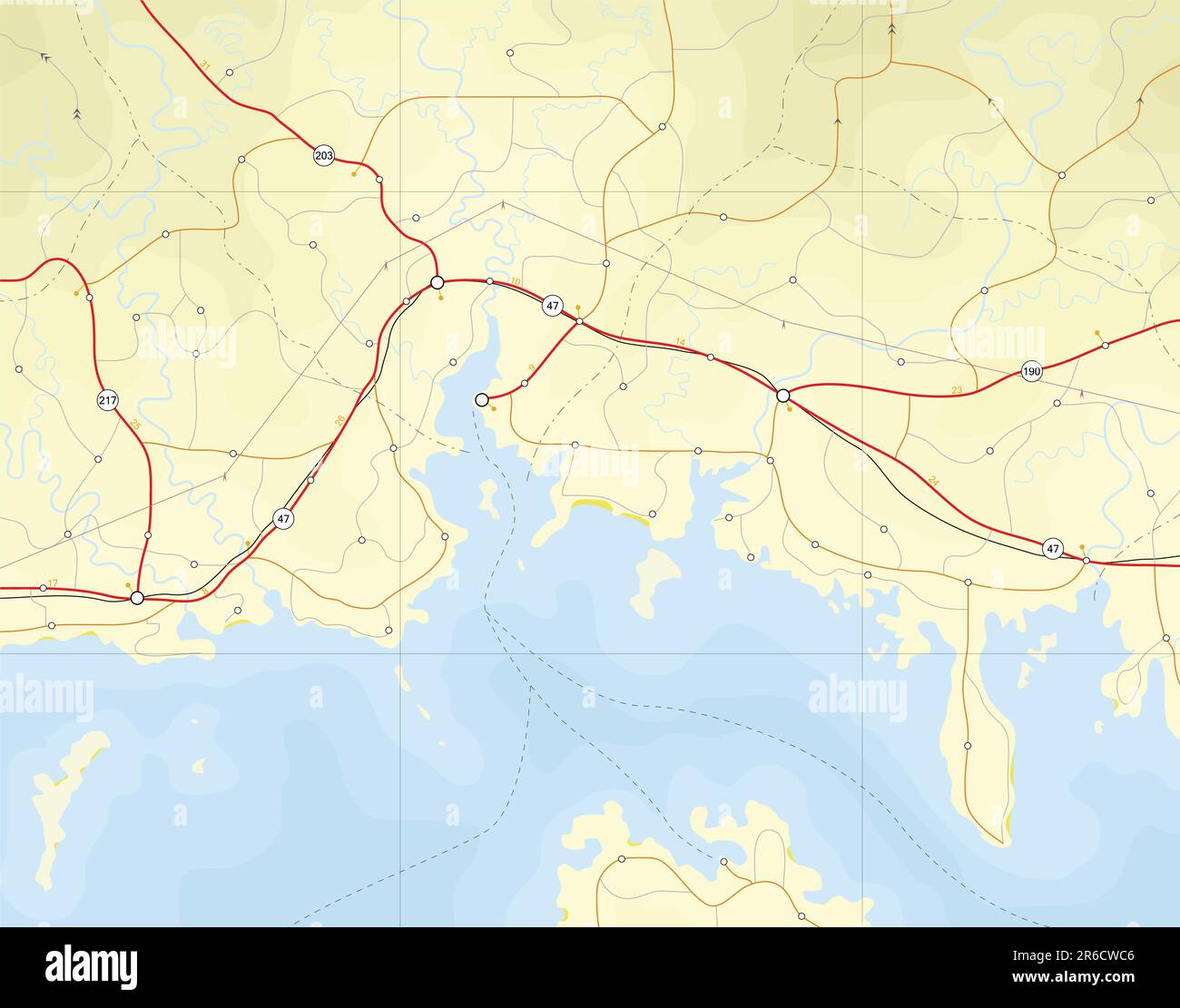 Land survey map hi-res stock photography and images - Alamy