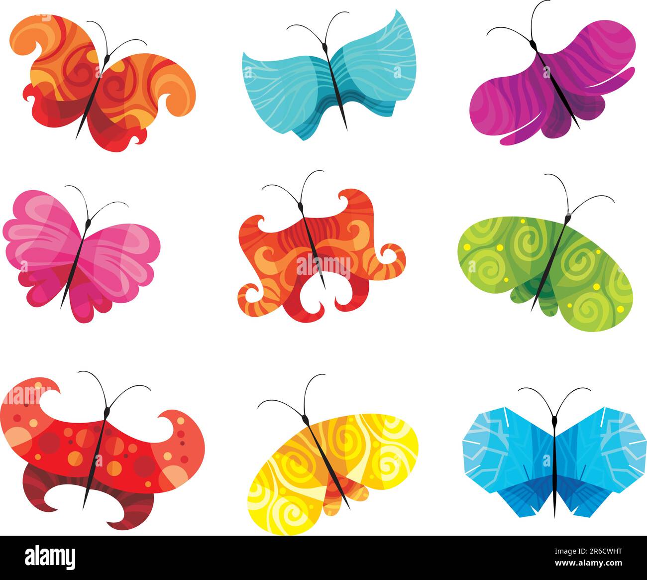 Bluish spring moth Stock Vector Images - Alamy