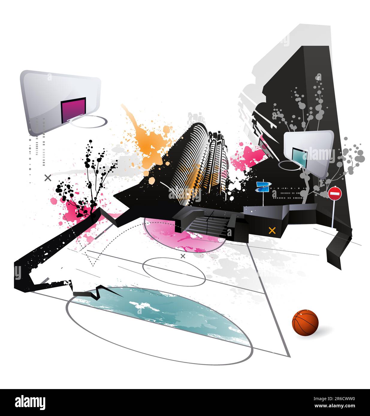 Modern grunge urban graphic design Stock Vector Image & Art - Alamy