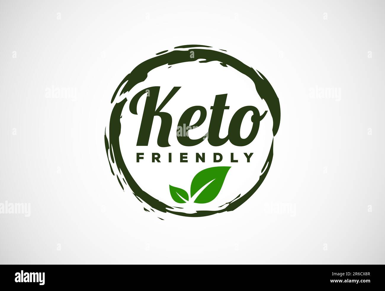 Keto friendly icon. Keto friendly and organic labels sign. Healthy ...