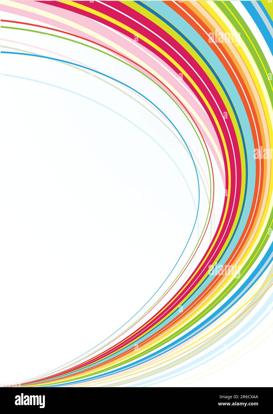 Vector illustration of abstract background made of Colorful Rainbow ...