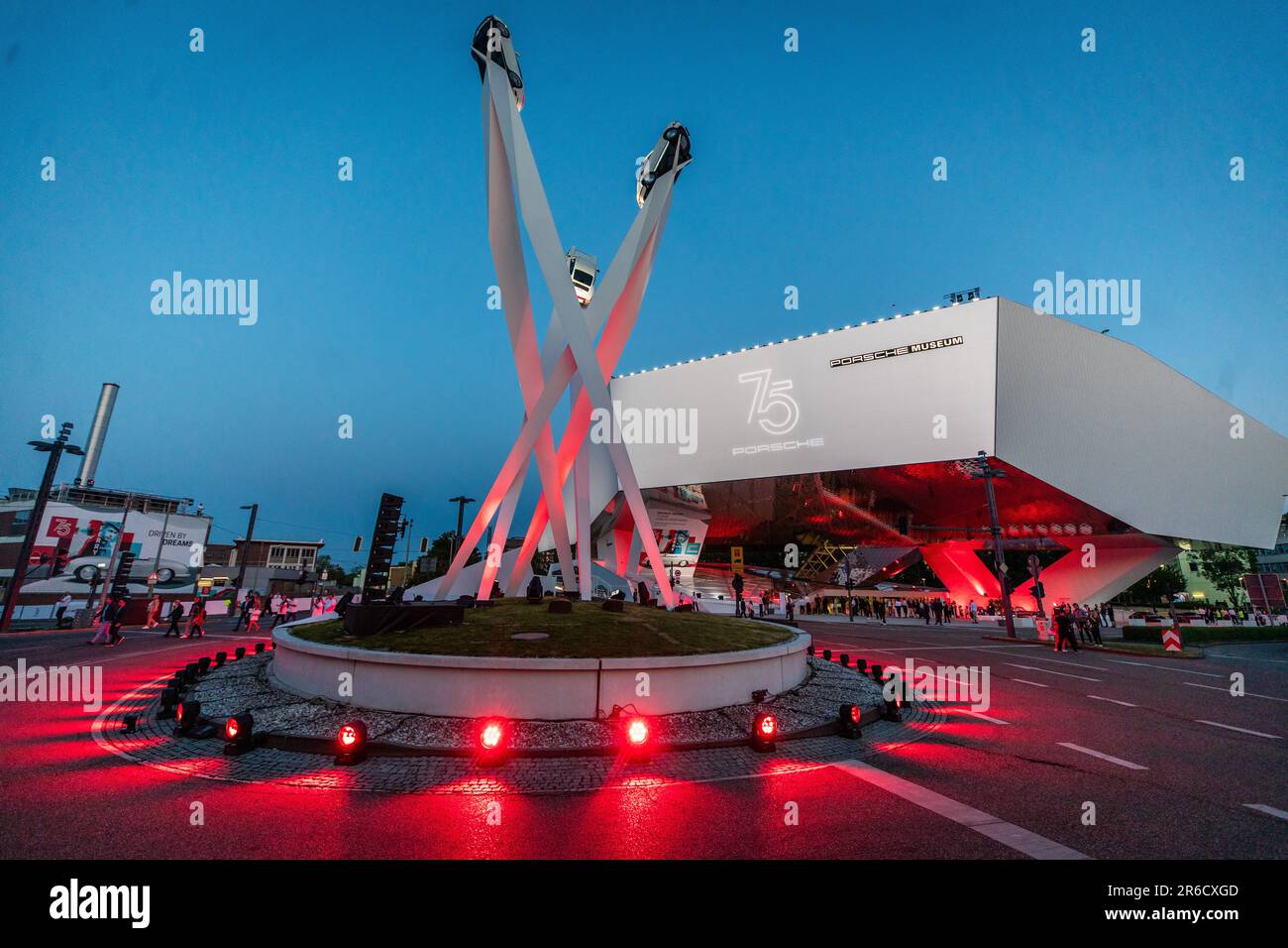 Stuttgart, Germany. 08th June, 2023. The Porscheplatz in front of the ...