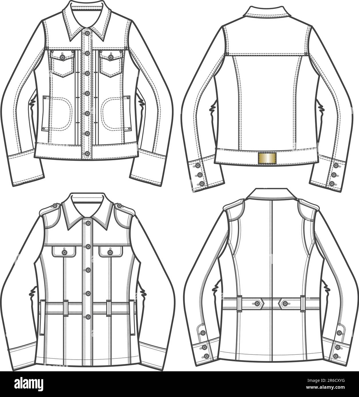 Denim fabric Stock Vector Images - Alamy