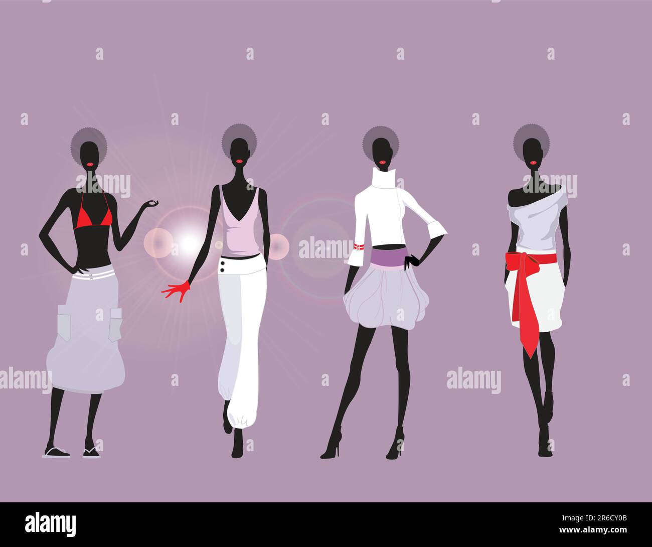 Vector fashion illustration Stock Vector Image & Art - Alamy