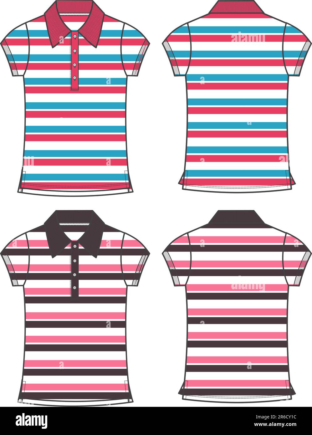 lady fashion polo illustration Stock Vector Image & Art - Alamy