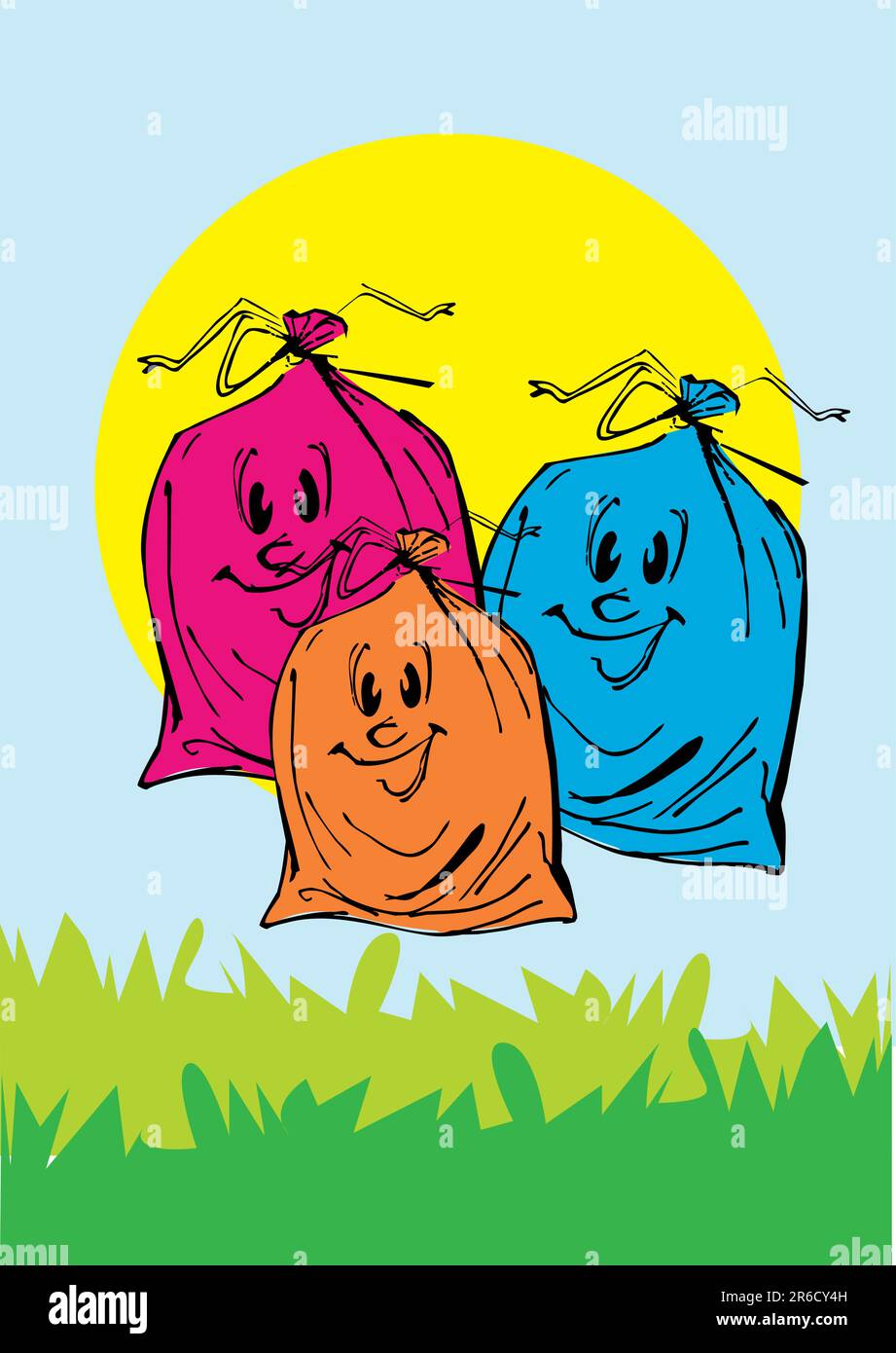 ecology series garbage /for kids Stock Vector Image & Art - Alamy