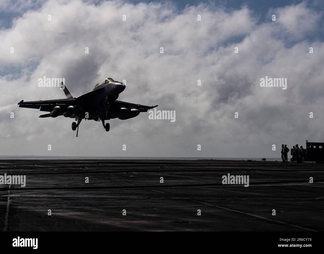 230608-N-MH015-1041 PACIFIC OCEAN (June 8, 2023) An F/A-18E Super Hornet from the “Kestrels” of ...