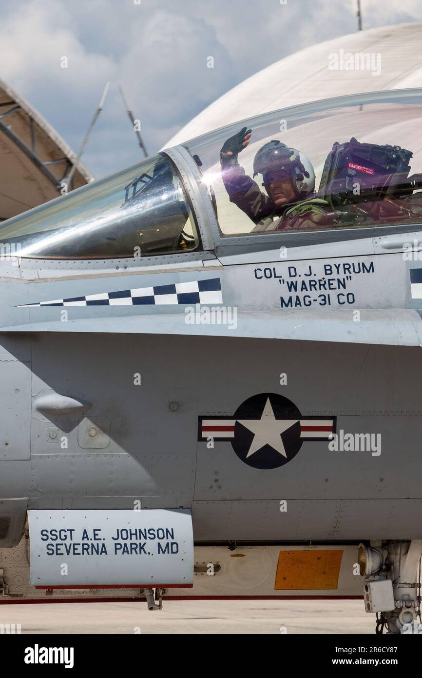 U.S. Marine Corps Col. Dustin Byrum, commanding officer, Marine ...
