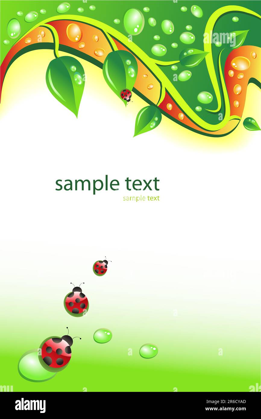 Circle nature design Stock Vector Images - Alamy