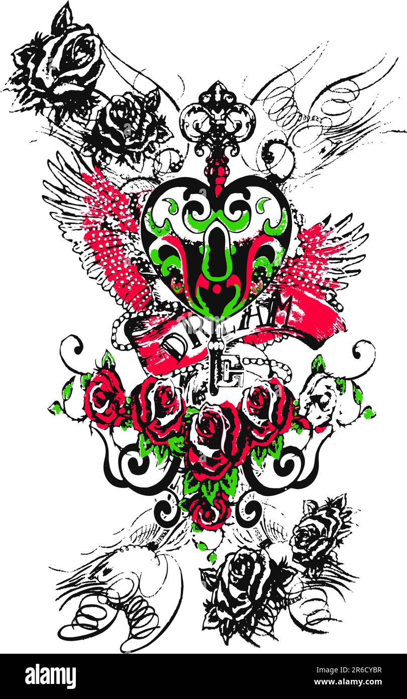 Key flowers Stock Vector Images - Alamy