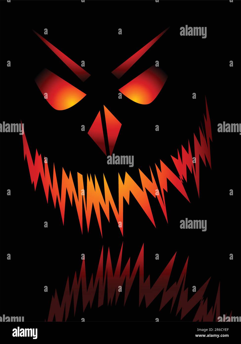 Jack lantern on black background Stock Vector Images - Alamy