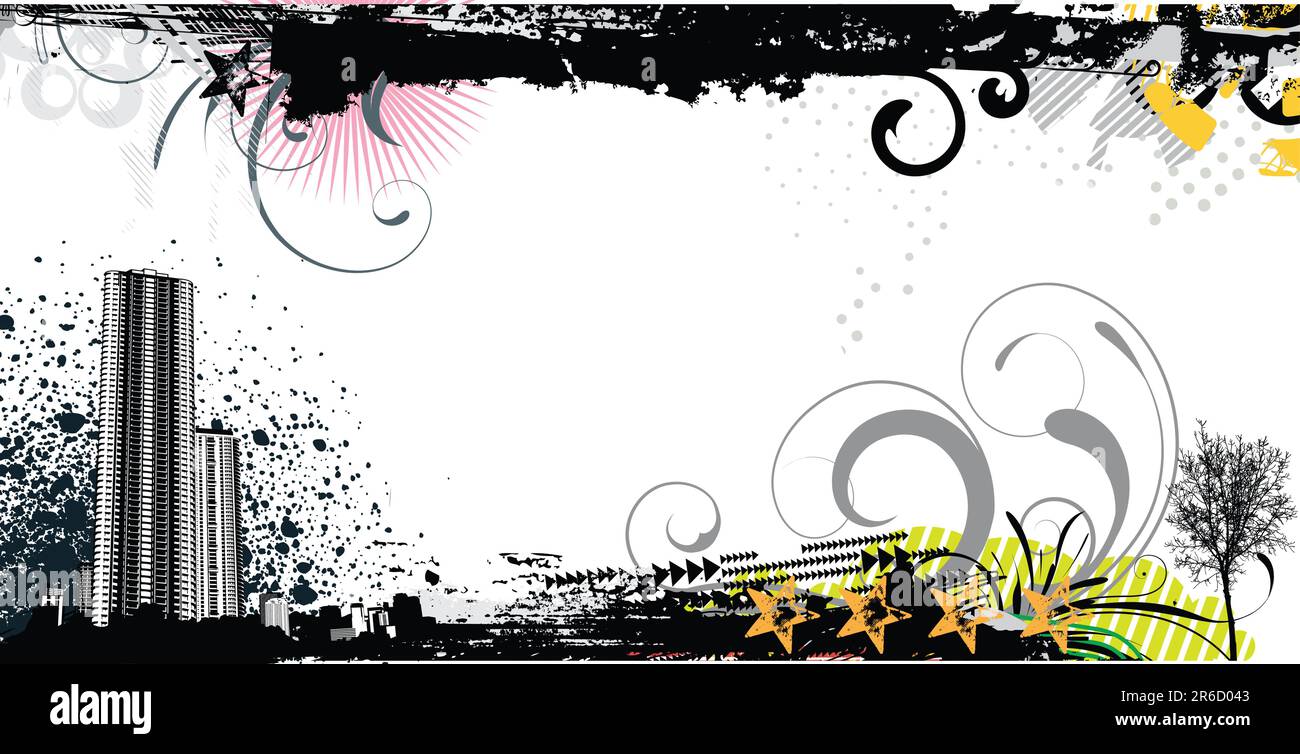 Vector illustration of style urban background Stock Vector Image & Art ...