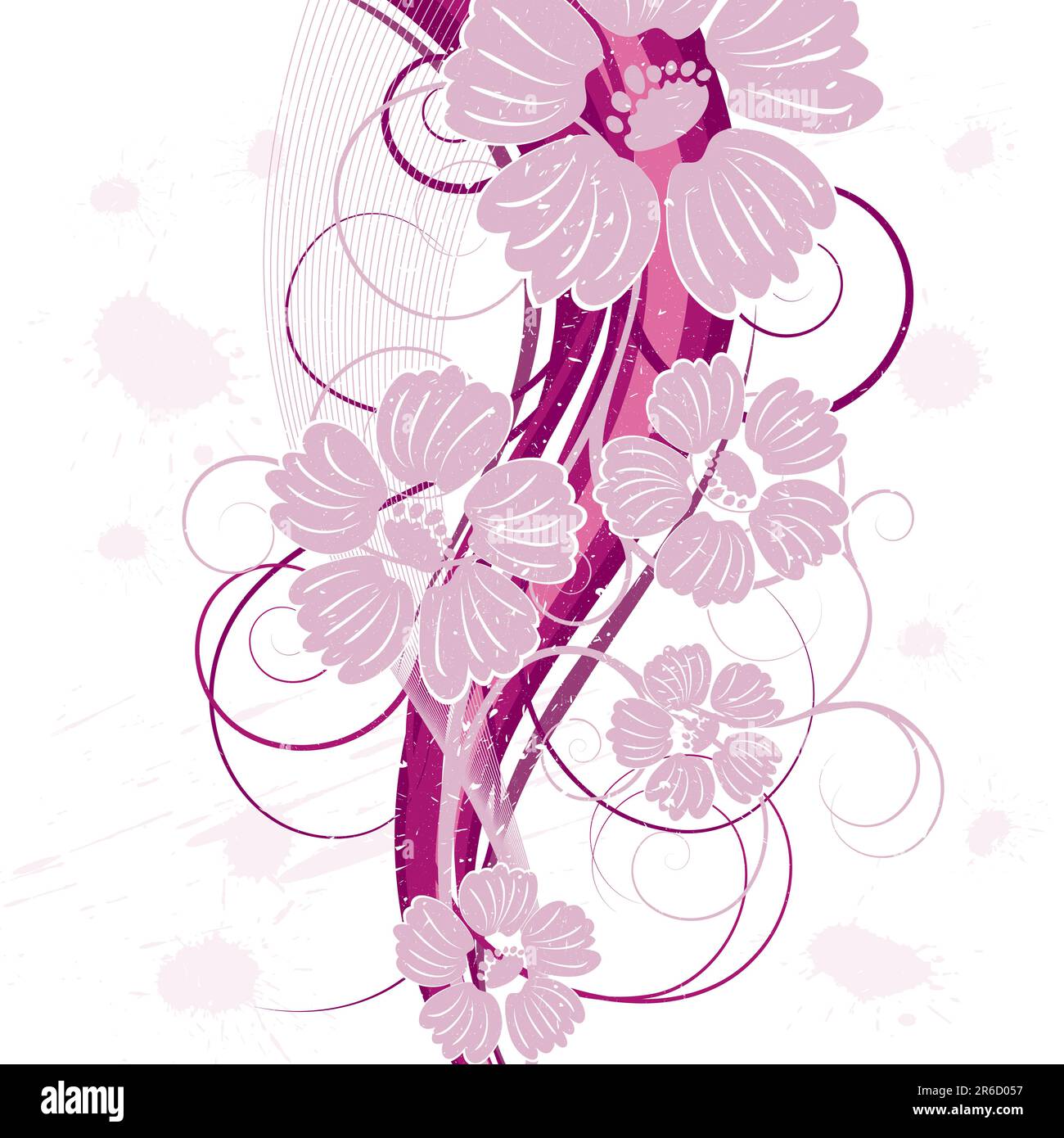 Floral background for design use. Vector illustration Stock Vector ...