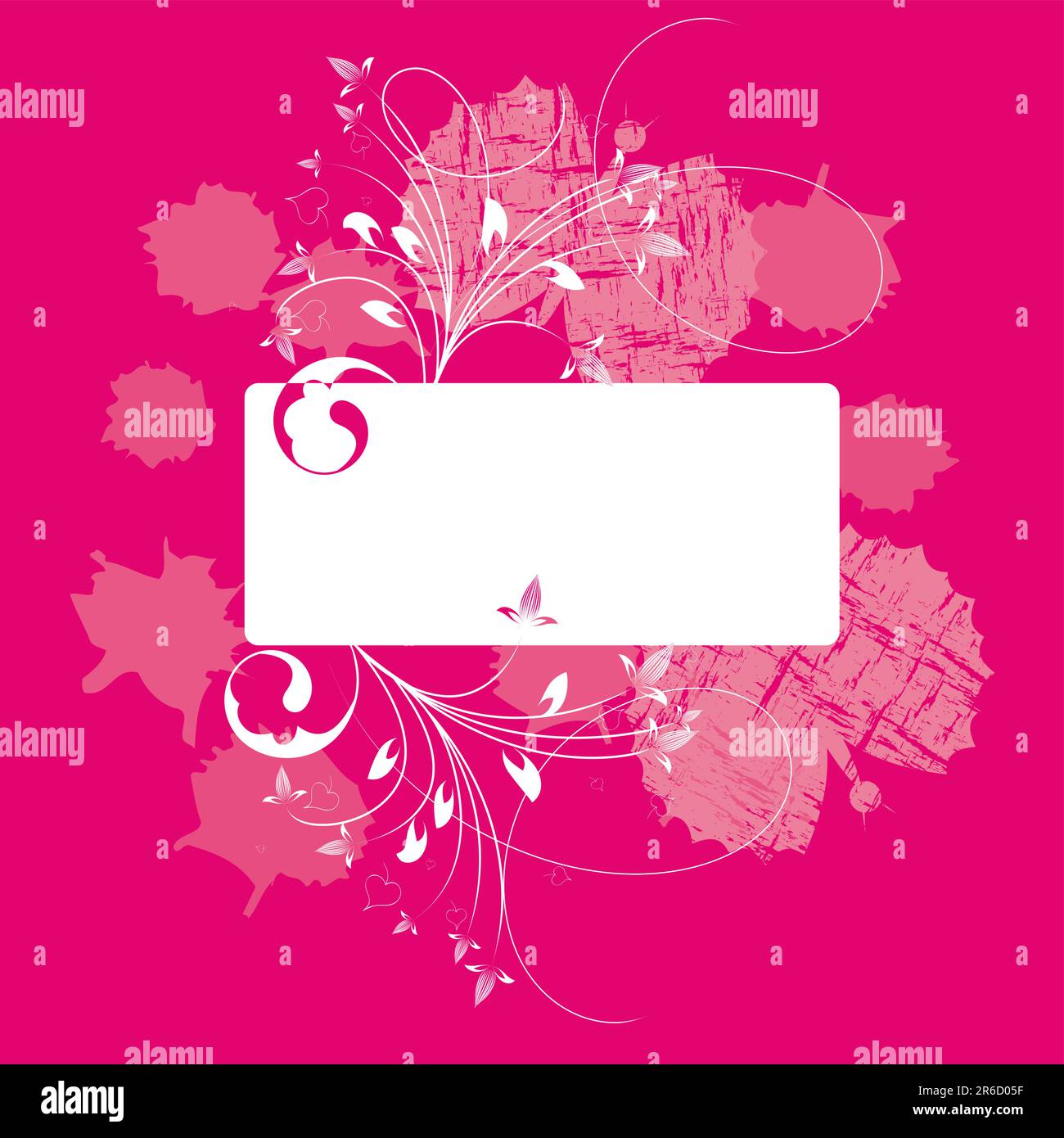 Floral background with a frame for a text. Please see some similar ...