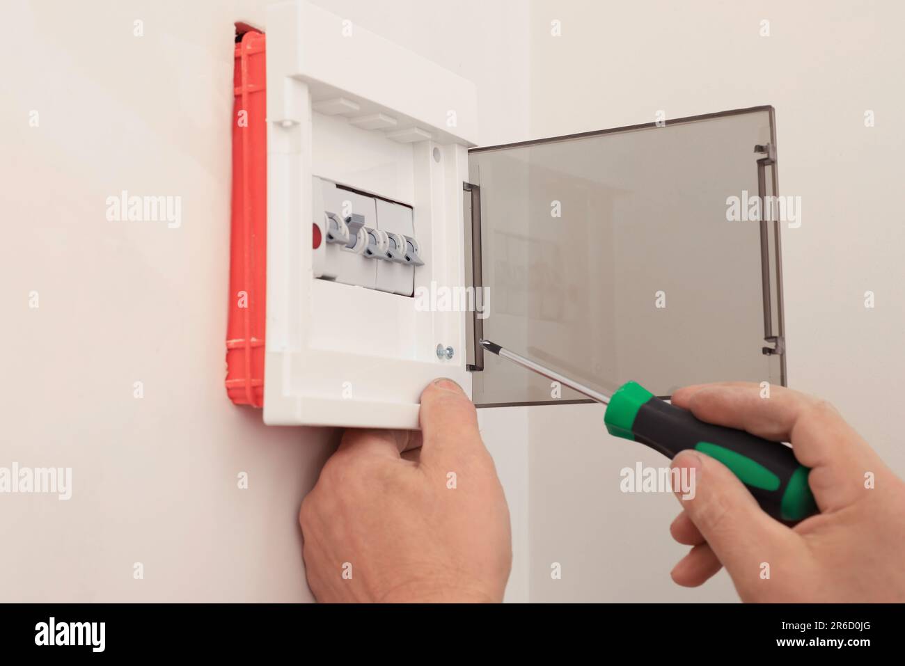 Electrician installing electrical fuse hi-res stock photography and ...