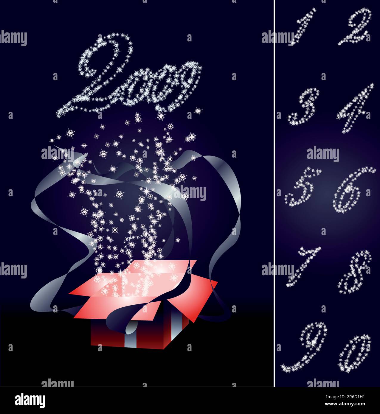 Illustration that can be used every year. It includes all the numbers ...