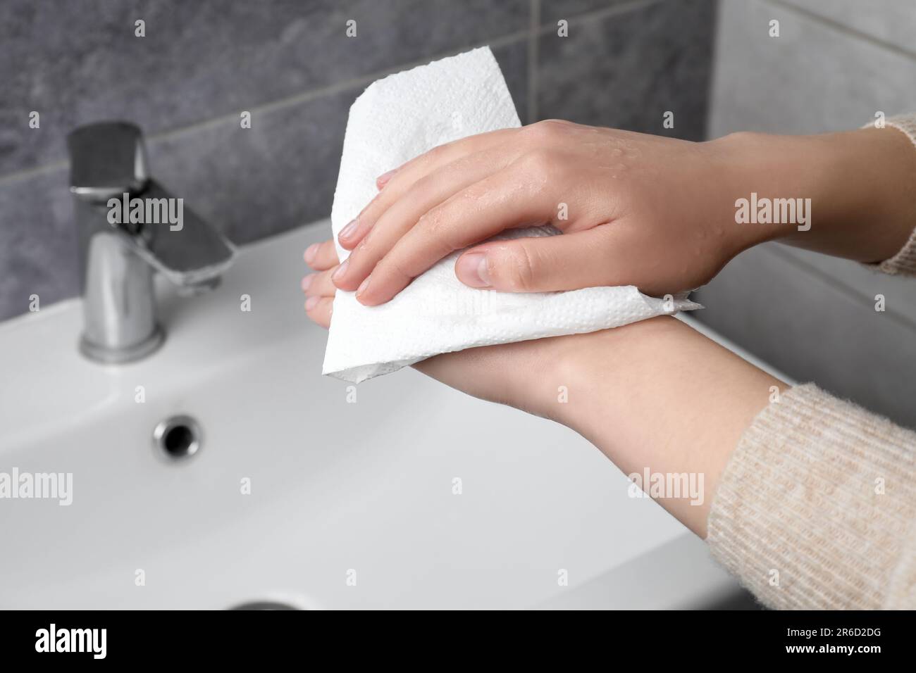 Woman bathroom sanitary towel hi-res stock photography and images - Alamy