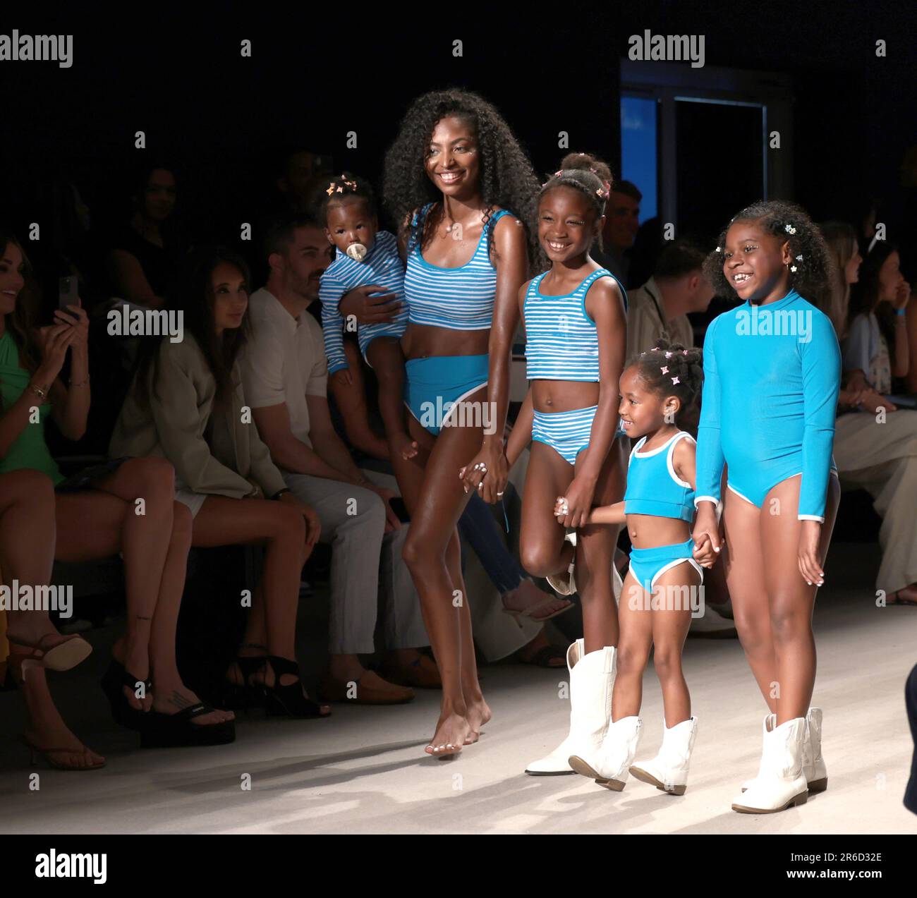 Miami Beach, United States. 08th June, 2023. Models present fashions at ...