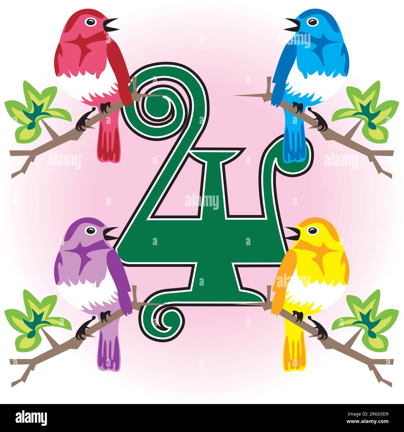 Learn by cards Stock Vector Images - Alamy