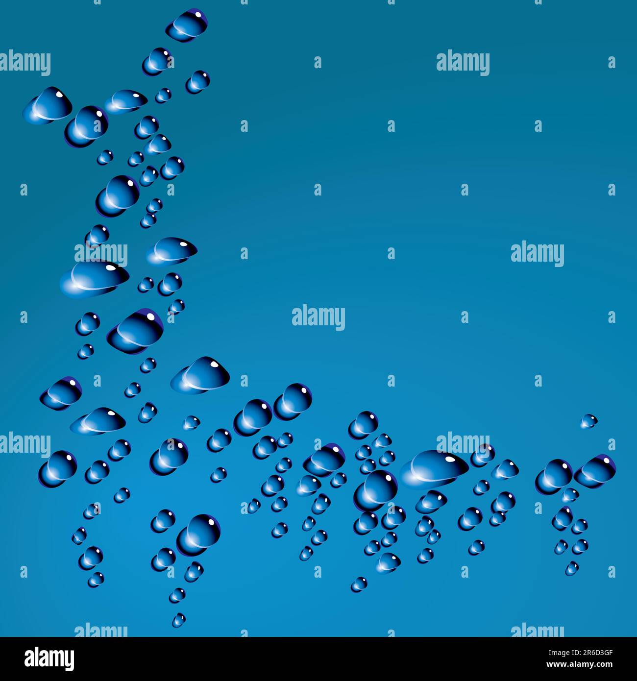 Blue bubbles color Stock Vector Images - Alamy
