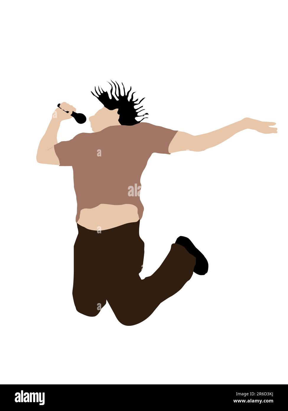 Stylish singer Stock Vector Images - Alamy