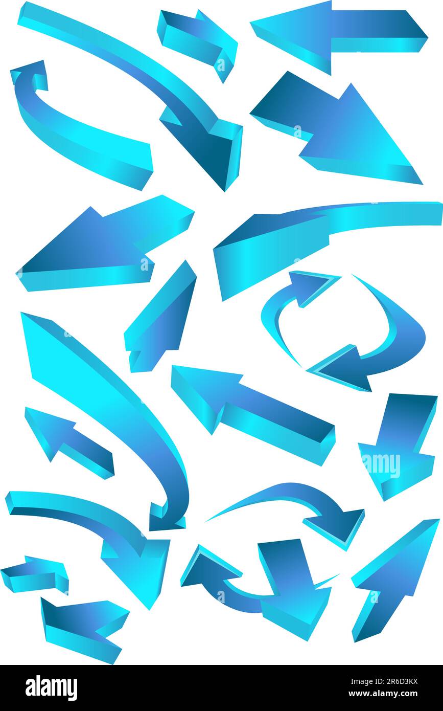 Moving to left and right in image Stock Vector Images - Alamy