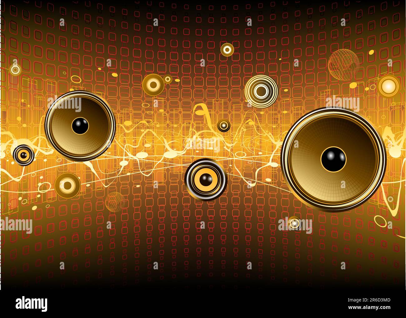 Vector illustration of shiny abstract party design with urban music ...