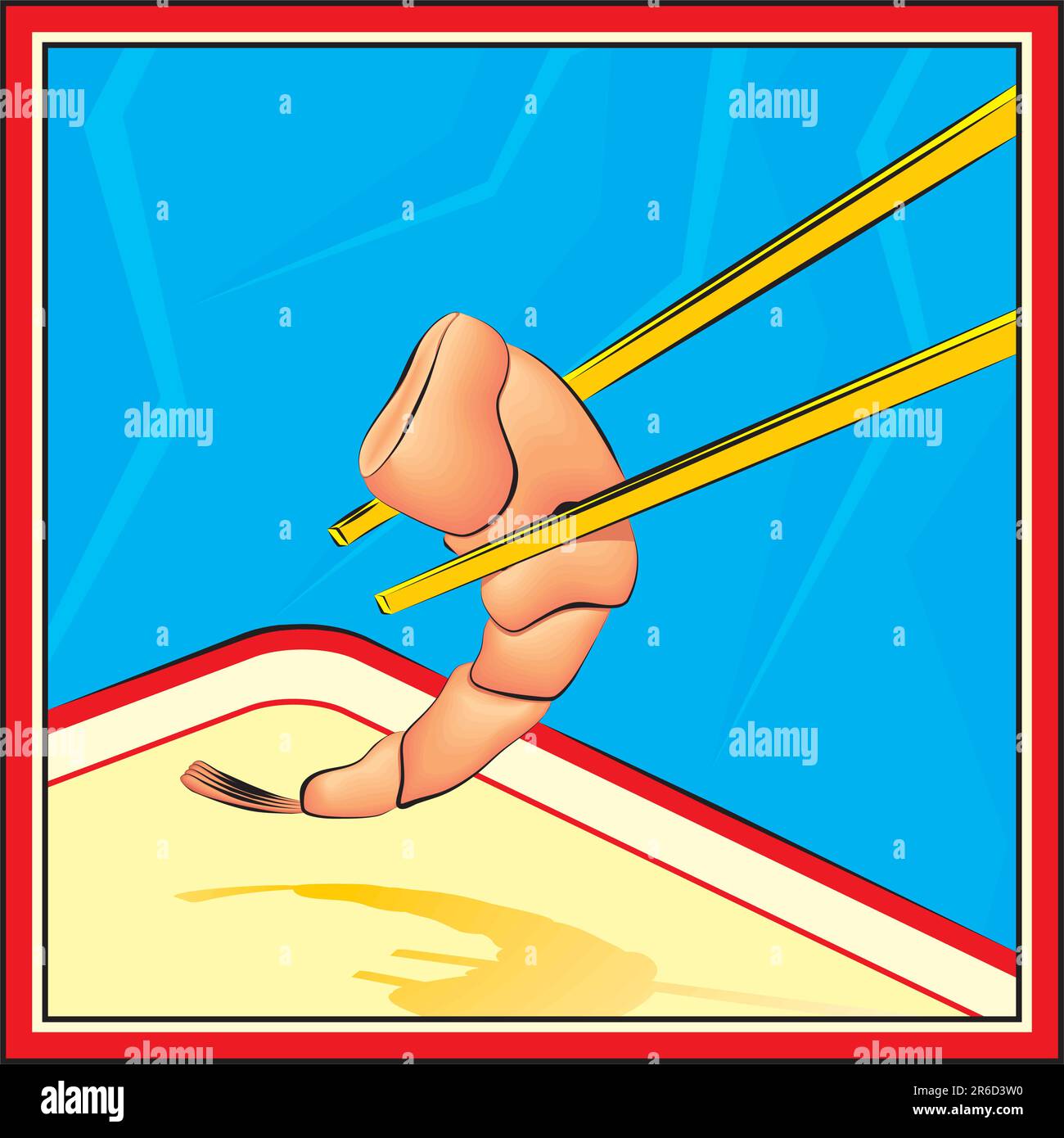 Shrimp tray Stock Vector Images - Alamy