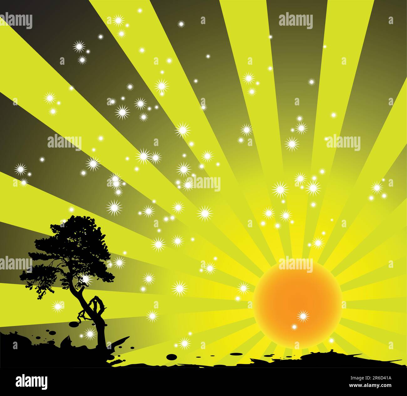 Sun shining background Stock Vector Image & Art - Alamy