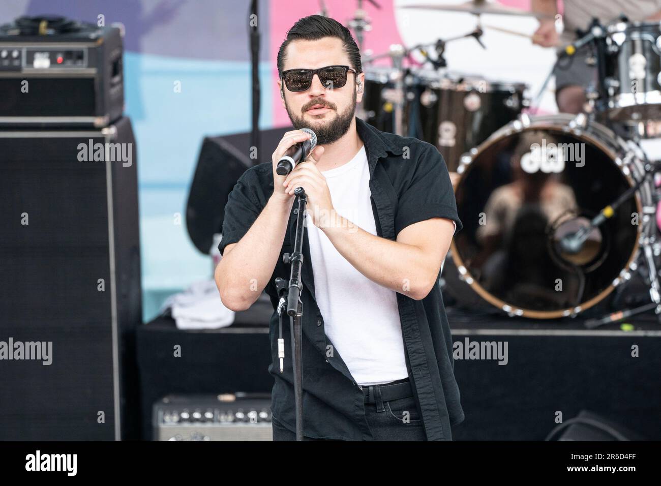 Chayce Beckham performs during the 2023 CMA Fest on Thursday, June 8 ...