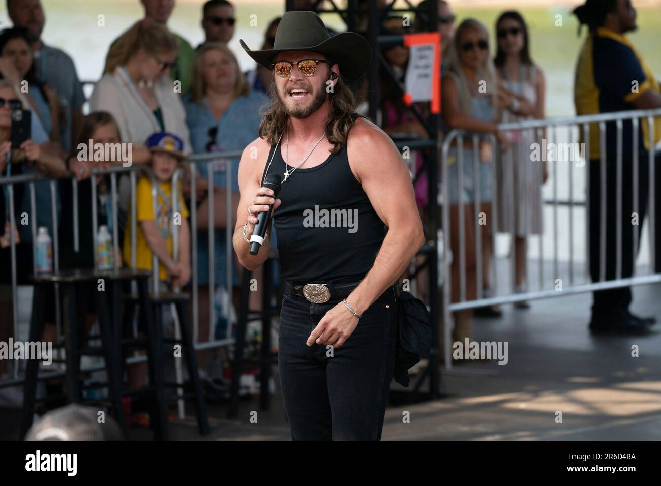 Warren Zeiders performs during the 2023 CMA Fest on Thursday, June 8 ...
