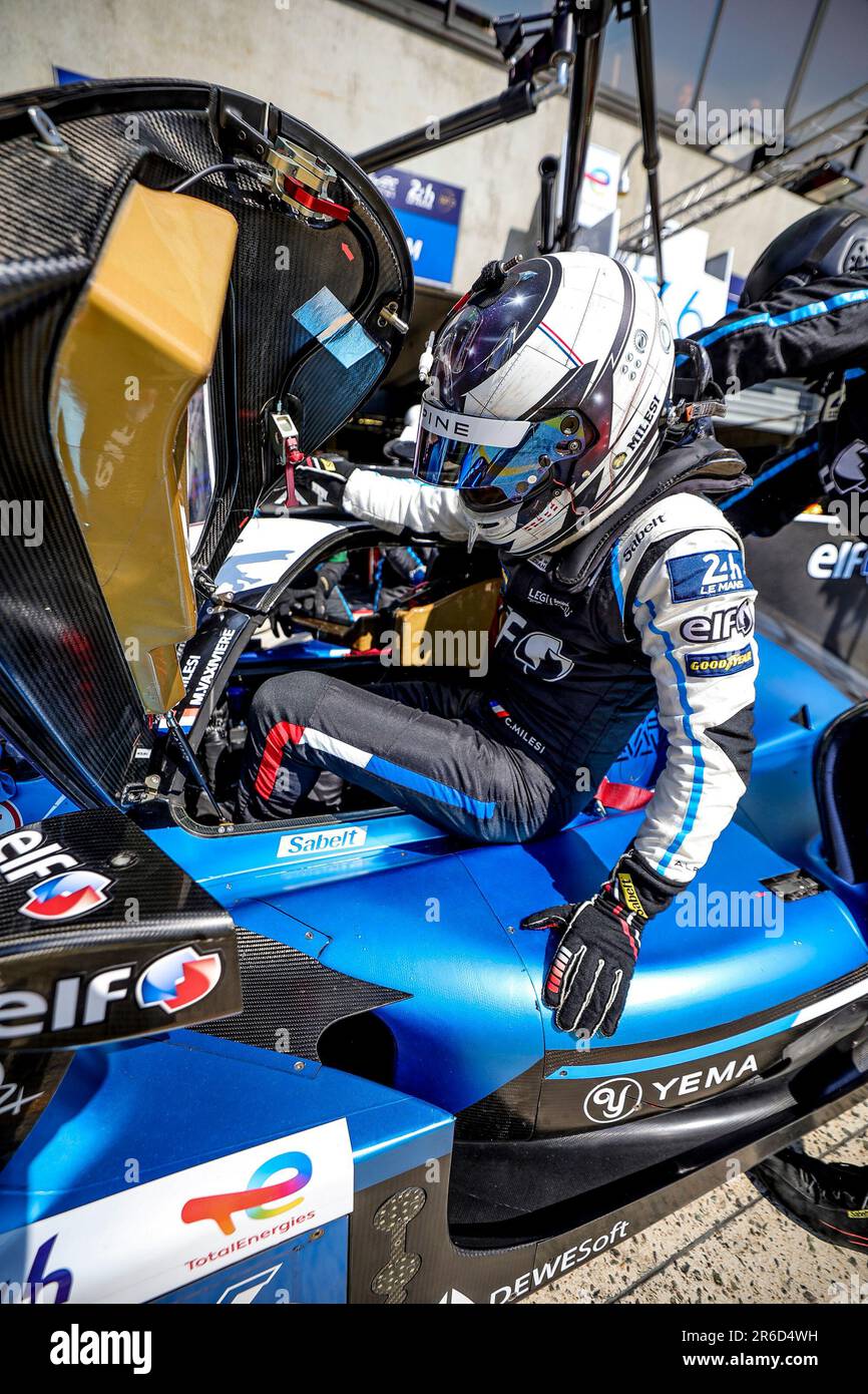 Le Mans, France. 08th June, 2023. MILESI Charles (fra), Alpine Elf Team ...
