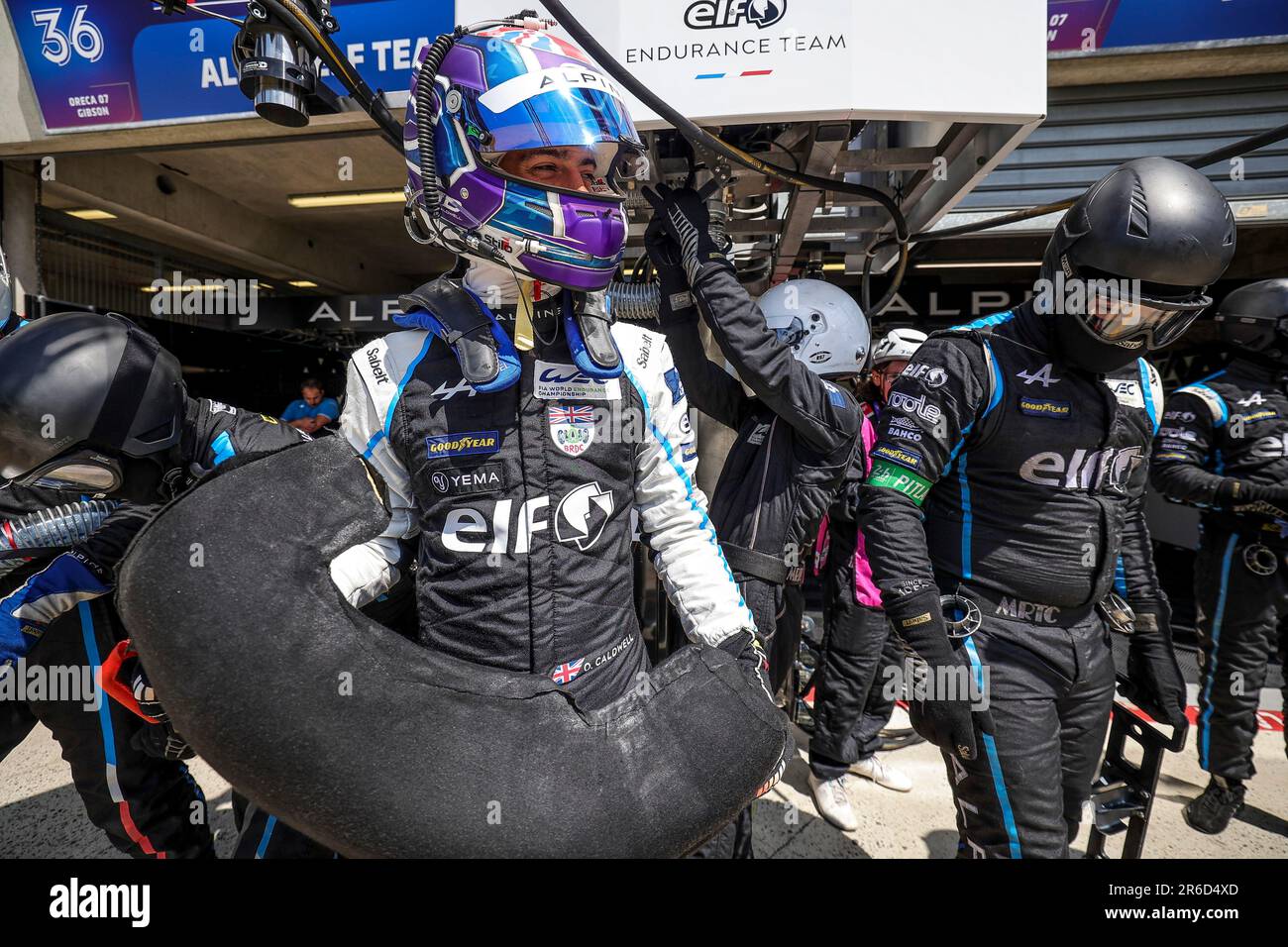 Le Mans, France. 08th June, 2023. CALDWELL Oliver (gbr), Alpine Elf ...