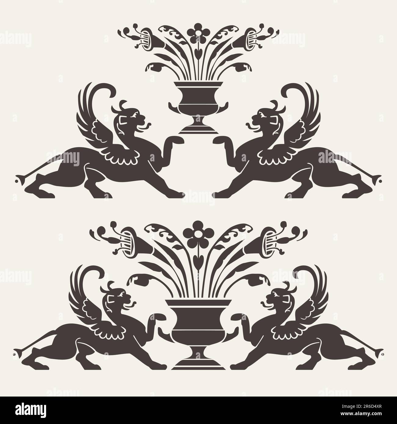 Decorative corner scroll, full scalable vector graphic, change the ...
