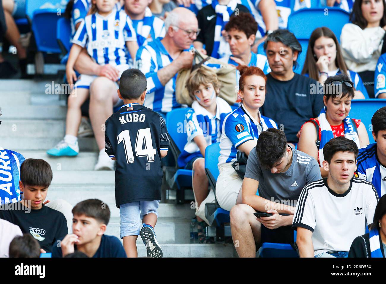 Real sociedad reale arena fans hi-res stock photography and images - Alamy