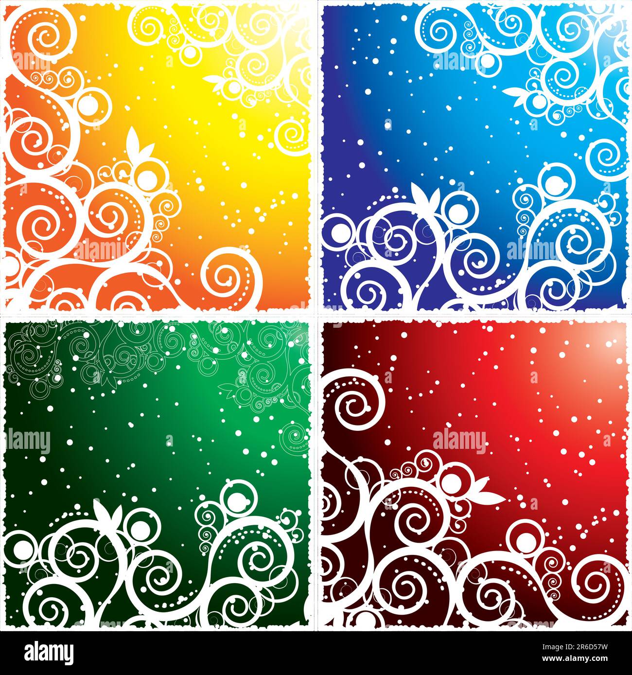 set of xmas backgrounds Stock Vector Image & Art - Alamy