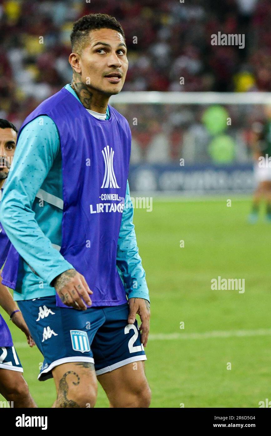 Rio de Janeiro, Brazil. 08th June, 2023. Paolo Guerrero of Racing ...