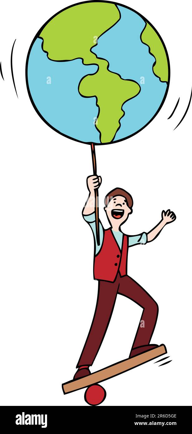 Talented man Stock Vector Images - Alamy