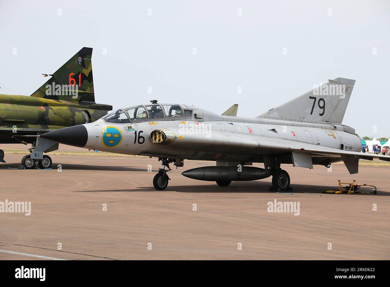 SE-DXP, a Saab Sk35C Draken operated by the Swedish Air Force Historic ... SE-DXP, a Saab Sk35C Draken operated by the Swedish Air Force Historic ...