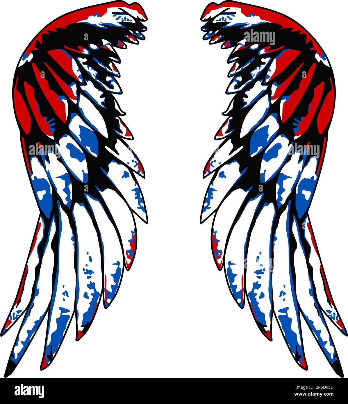 Angel Wing Illustration Stock Vector Image And Art Alamy
