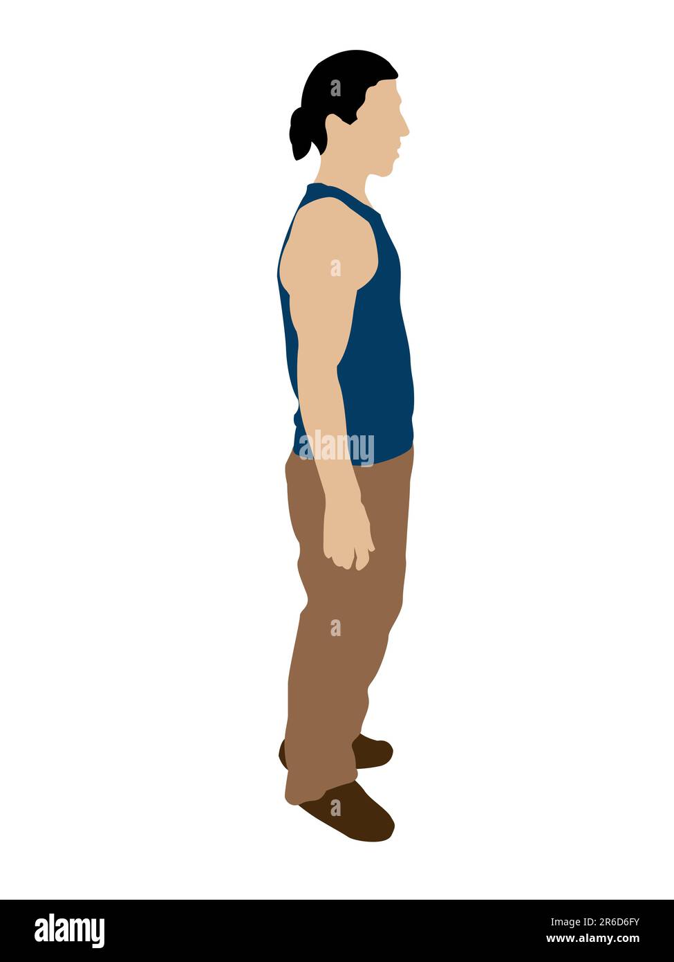 Stylish modern guy standing Stock Vector Images - Alamy