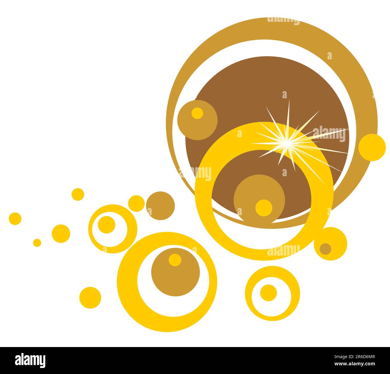 Stylized bronze figure Stock Vector Images - Alamy