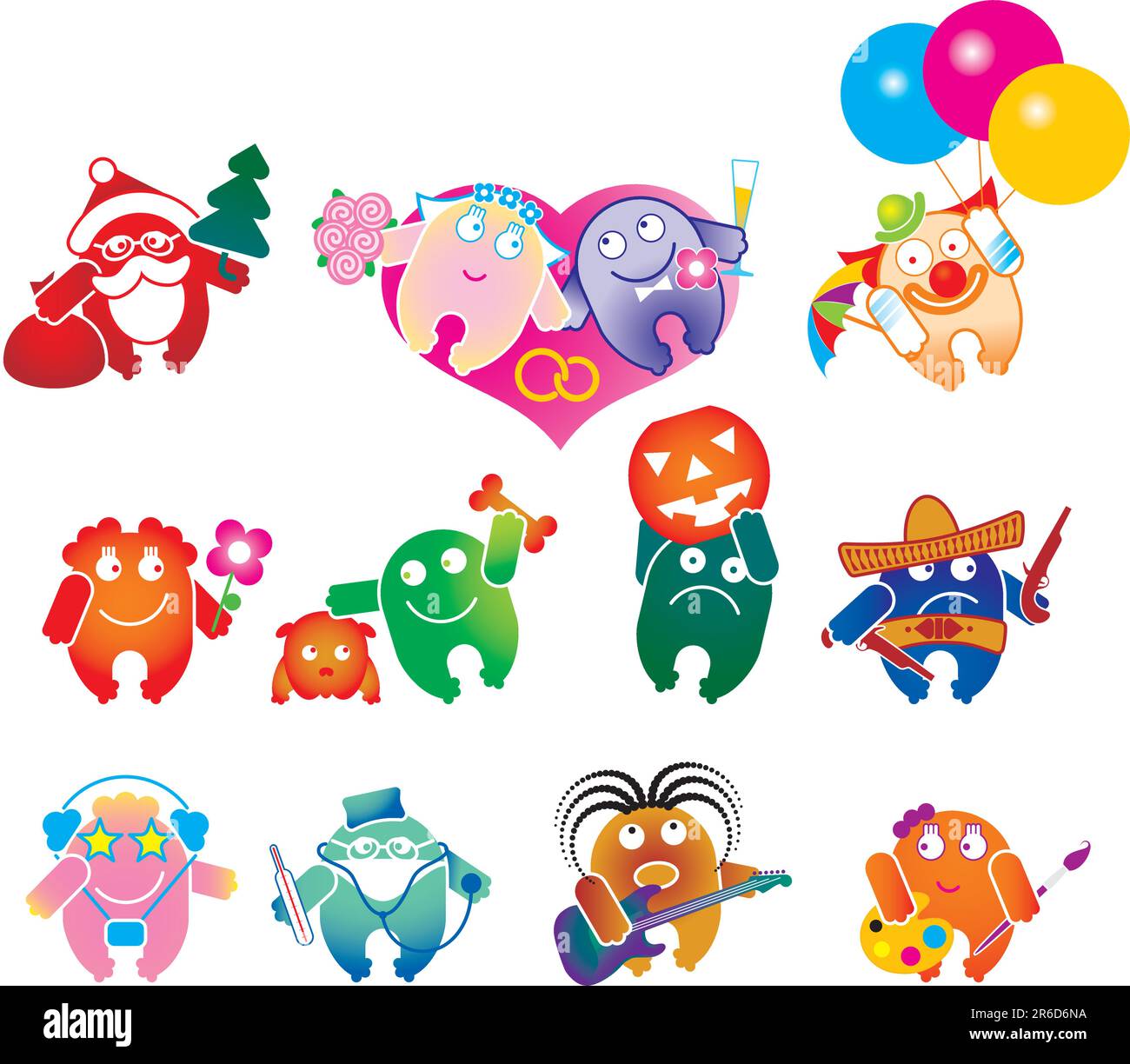 Halloween man with guitar Stock Vector Images - Alamy