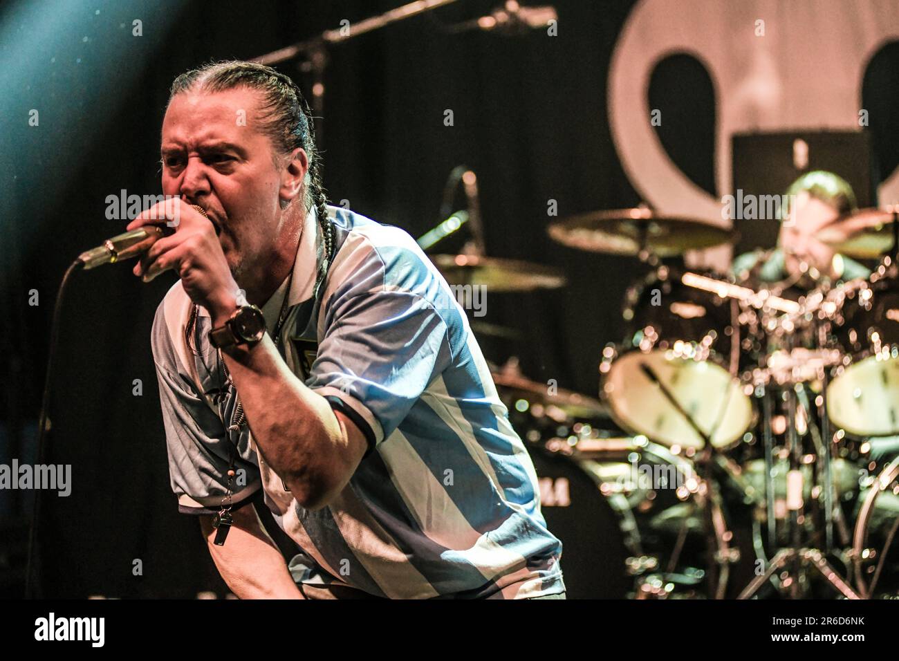 Mike Patton performing live with Mr. Bungle Stock Photo - Alamy