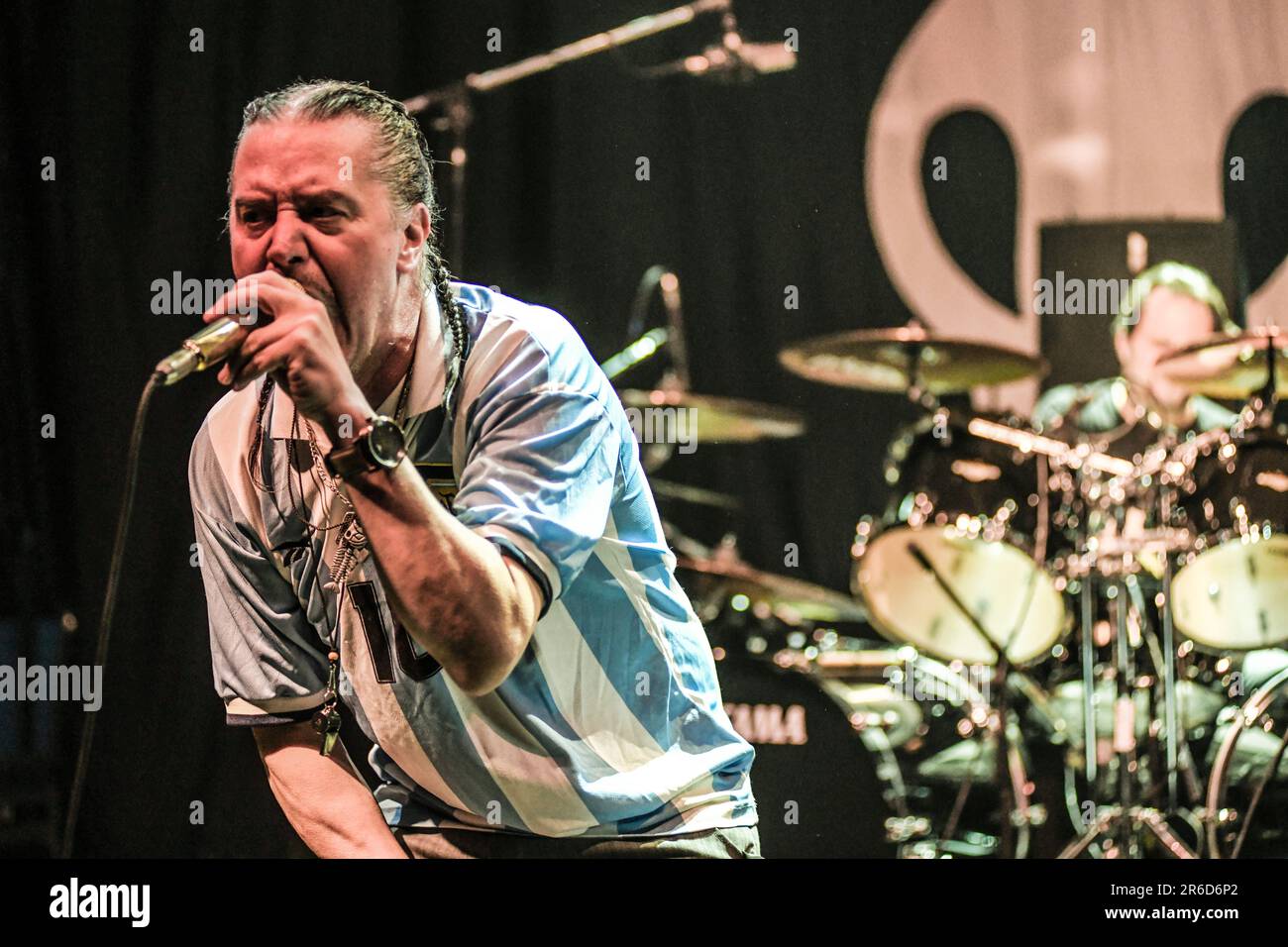 Mike Patton performing live with Mr. Bungle Stock Photo - Alamy