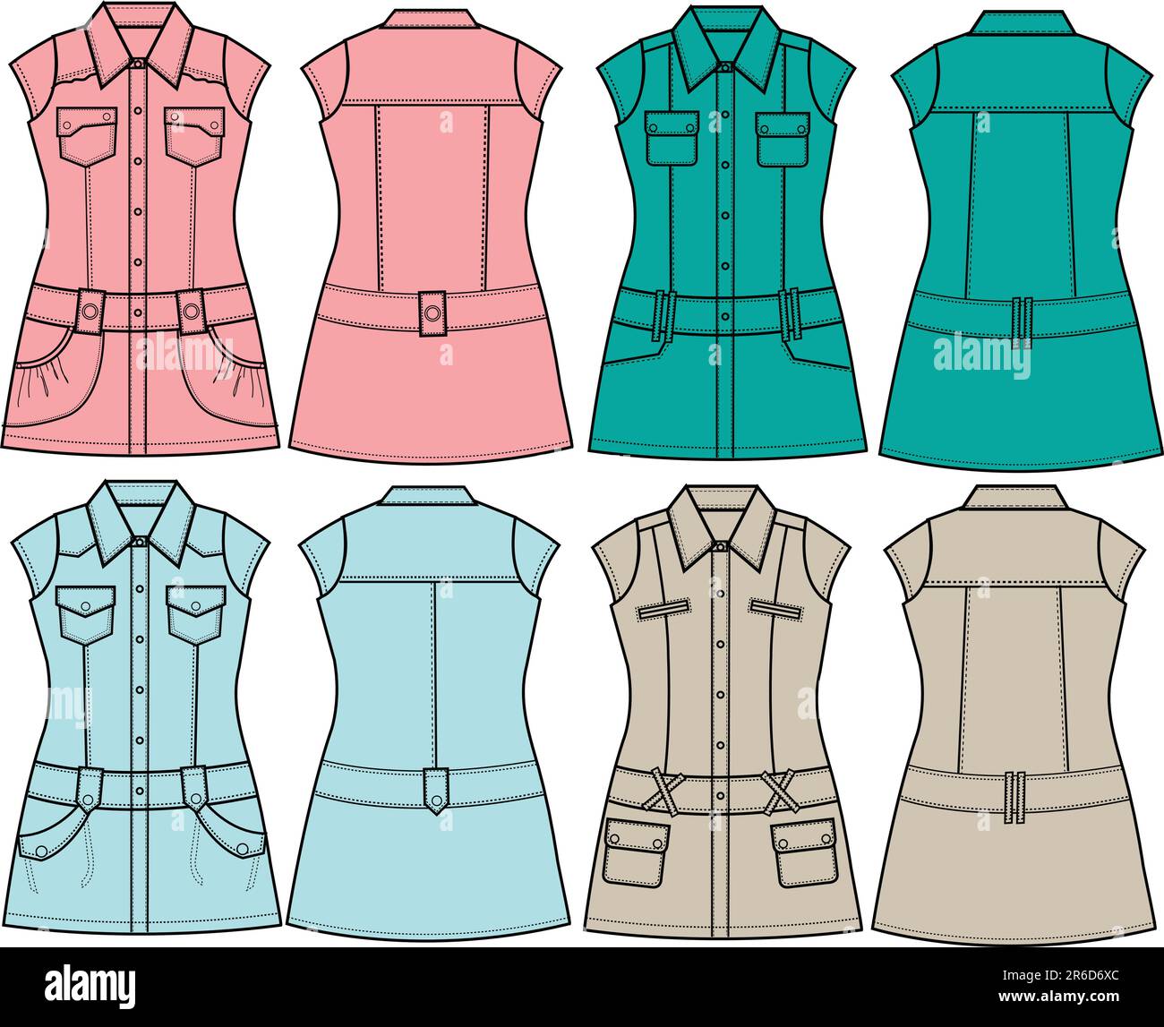 Fashion tunic Stock Vector Images - Alamy