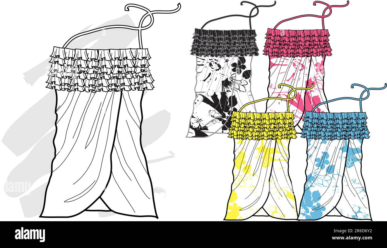 Ruffle Stock Vector Images - Alamy