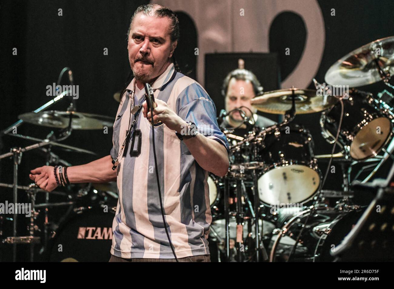 Mike Patton performing live with Mr. Bungle Stock Photo - Alamy