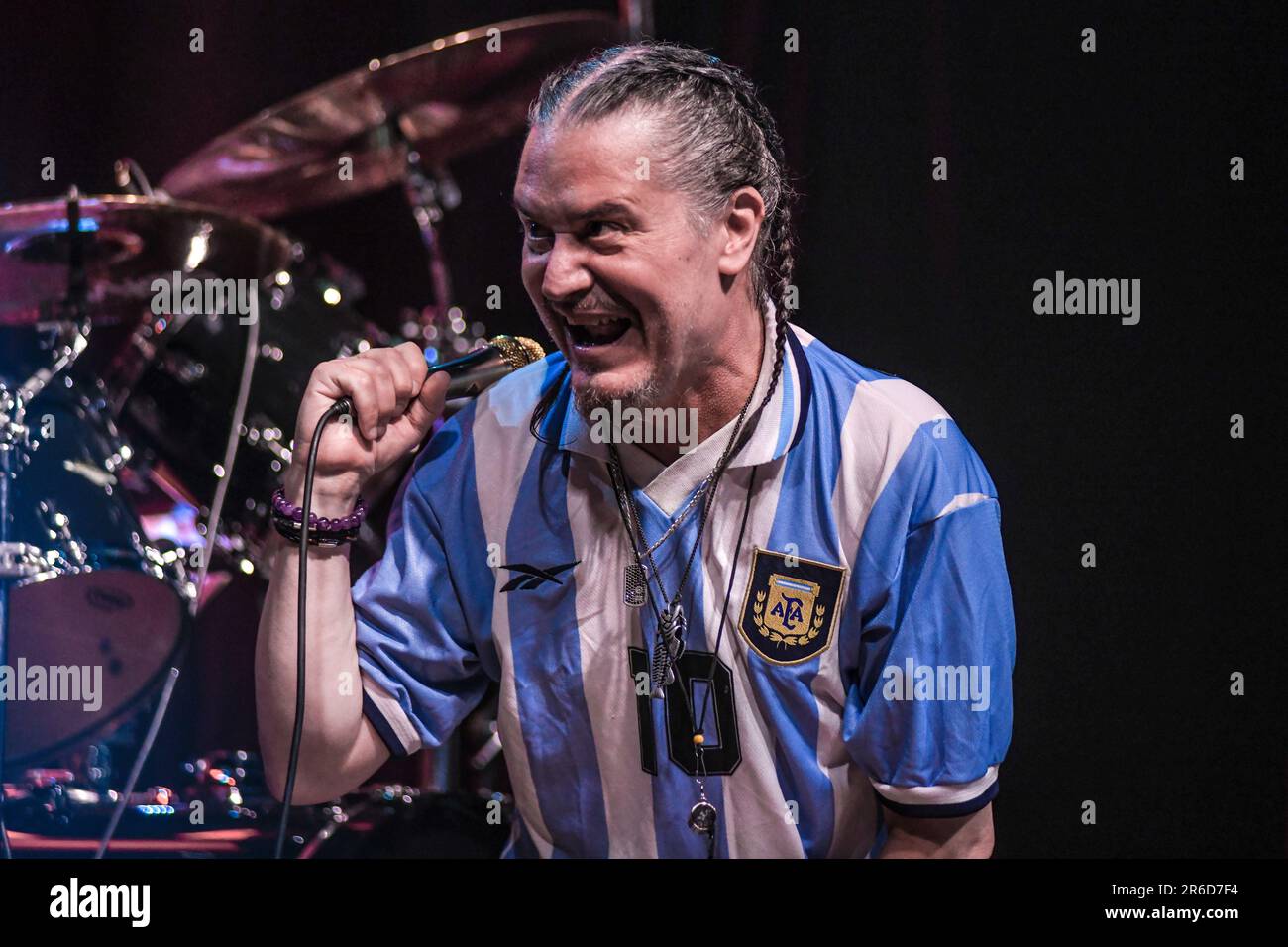 Mike Patton performing live with Mr. Bungle Stock Photo - Alamy